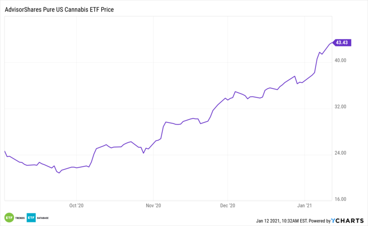 Cuomo Adds Fuel to Blazing 'MSOS' Cannabis ETF