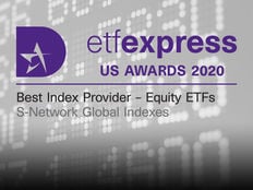 S-Network Global Indexes Named Best Index Provider for